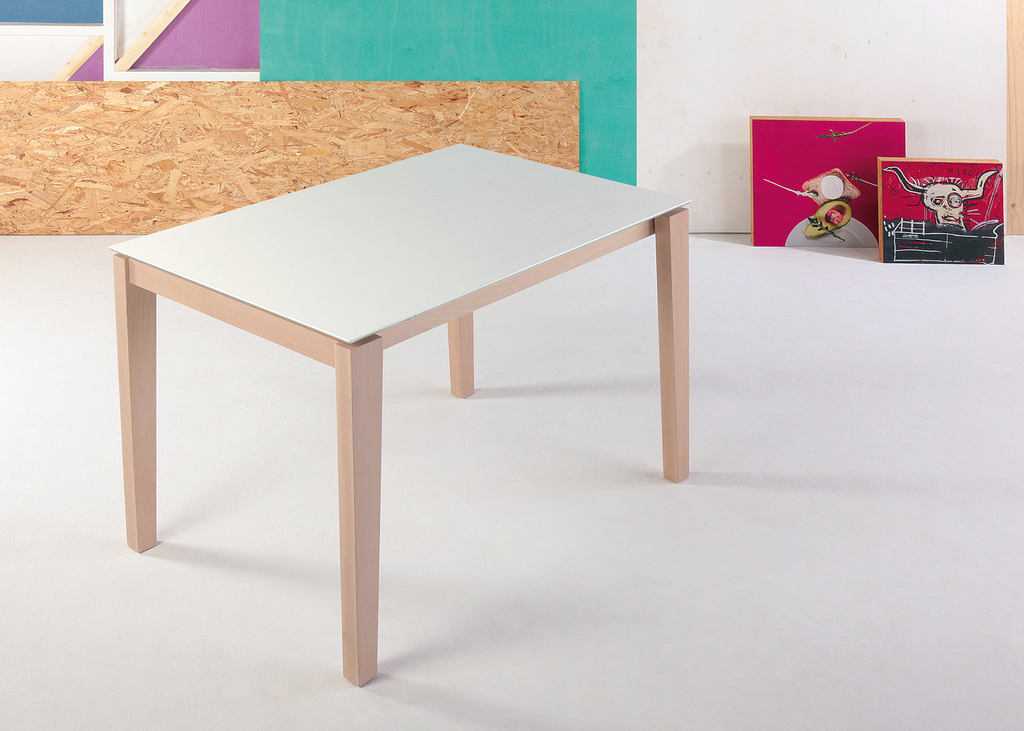 Mesa extensible de 1 o 2 alas hasta196x80 cm - Muebles Duk