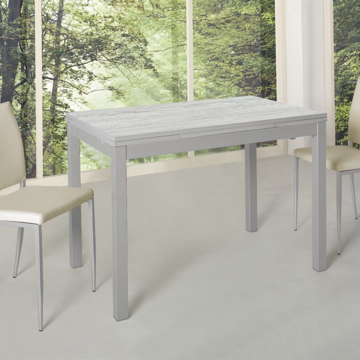 Mesa de cocina extensible: 110x70 - 170x70 - Muebles Duk